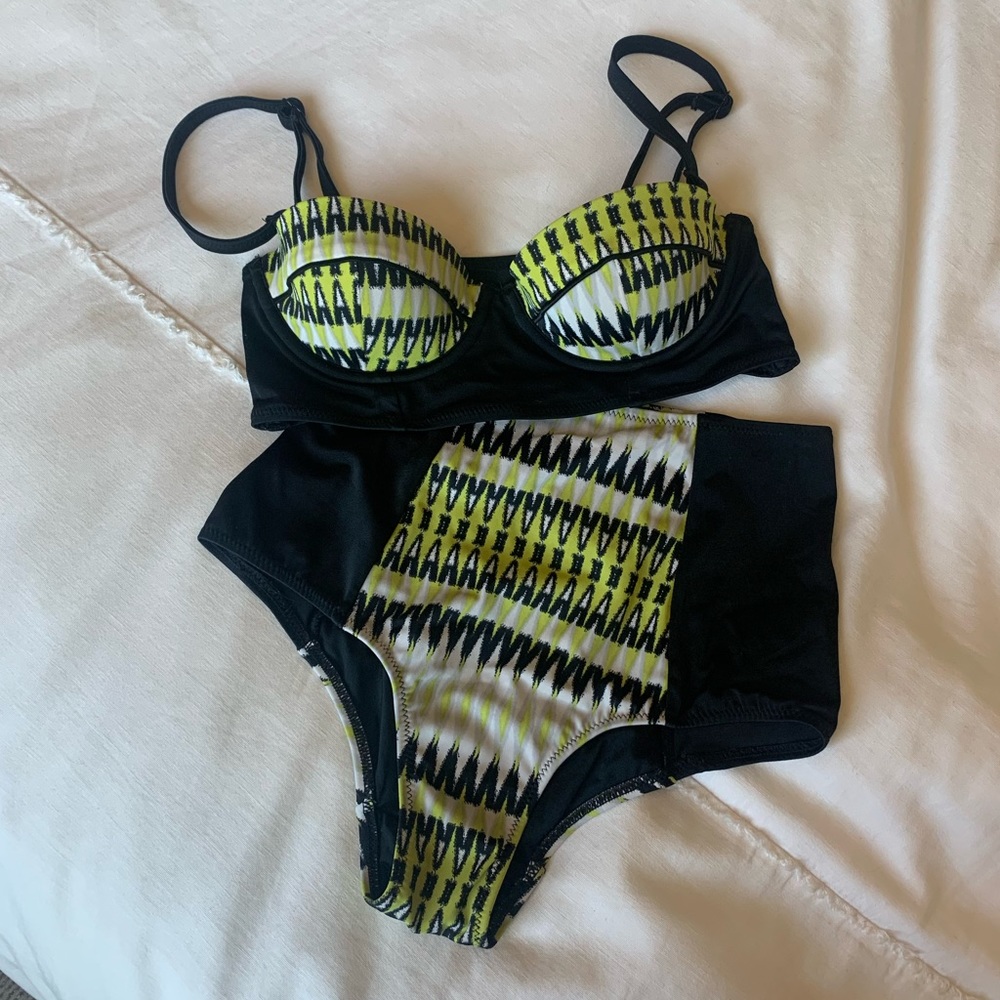 Neon 2-Pc Bikini Set - Gem